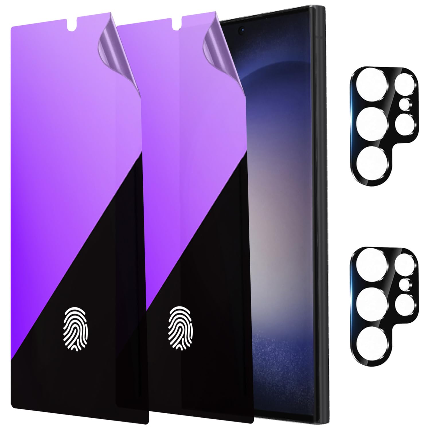 Amazon.com: BWEDXEZ 2 Pack Anti-Blue Privacy Screen Protector for ...