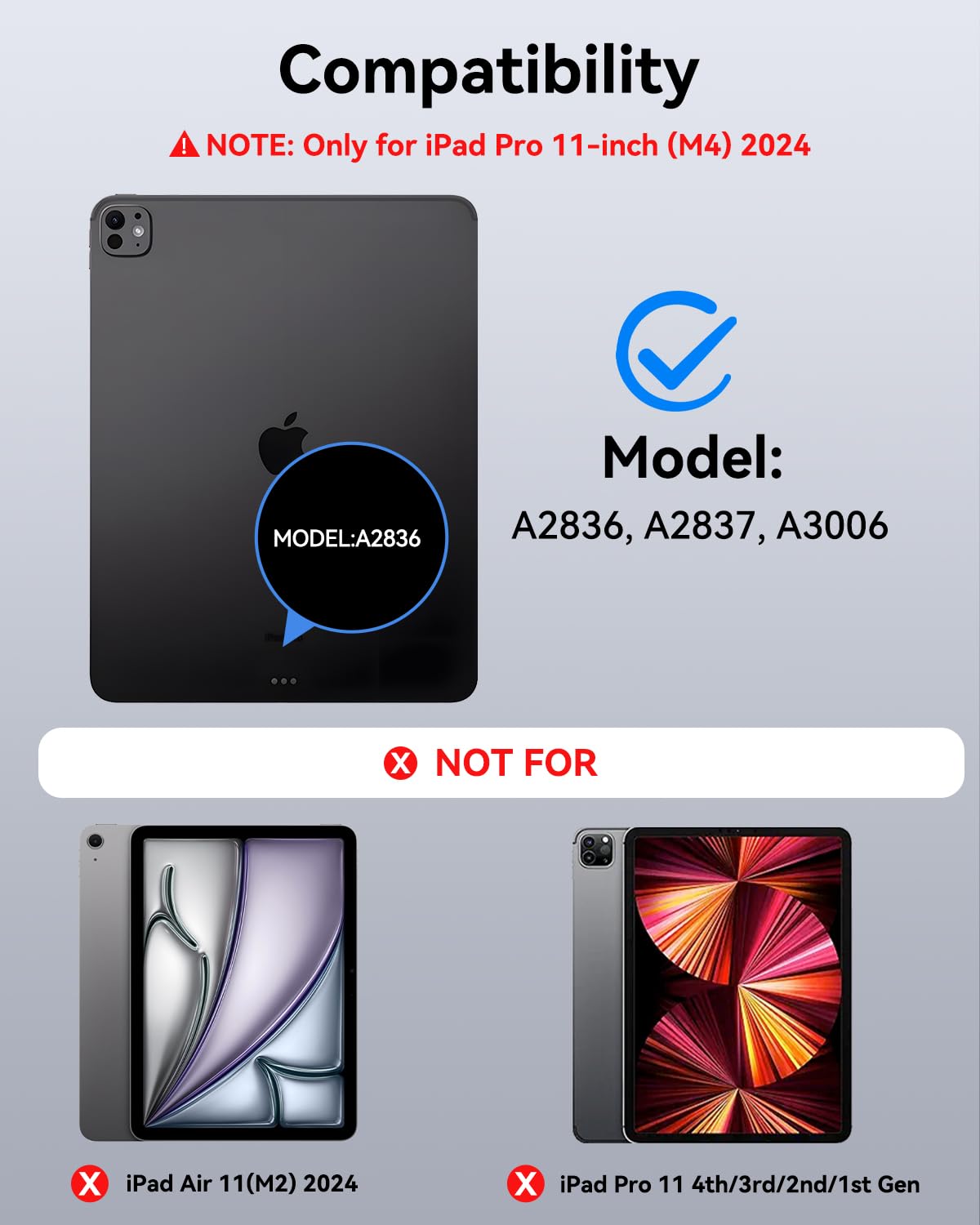 Funda AUSDOM para iPad Pro M4... - B0D8L75T6H | Encarguelo.com