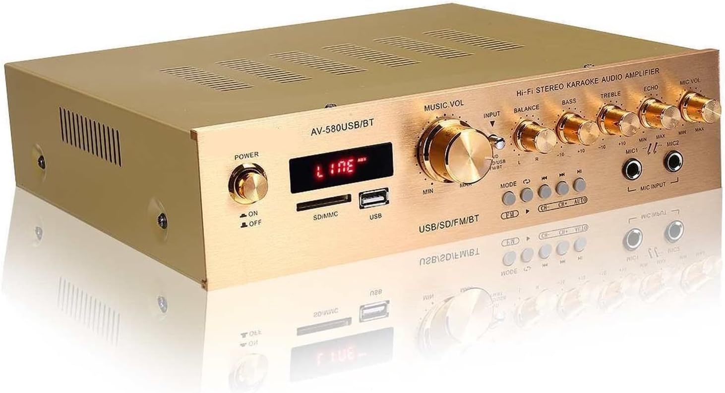 Amplificateur récepteur audio stéréo 920W 5CH Bluetooth Amplificador ...