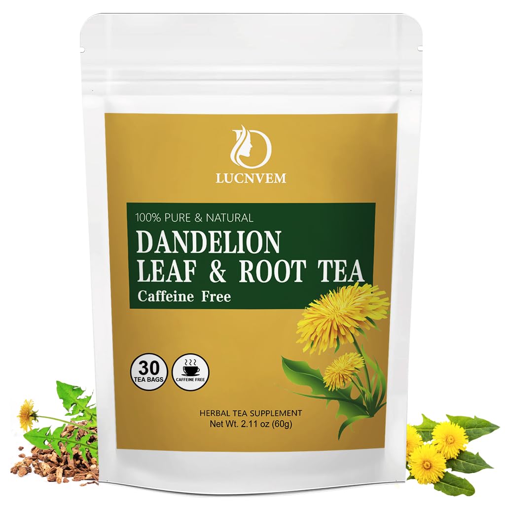 Snapklik.com : LUCNVEM Natural Dandelion Leaf & Root Tea - Natural ...