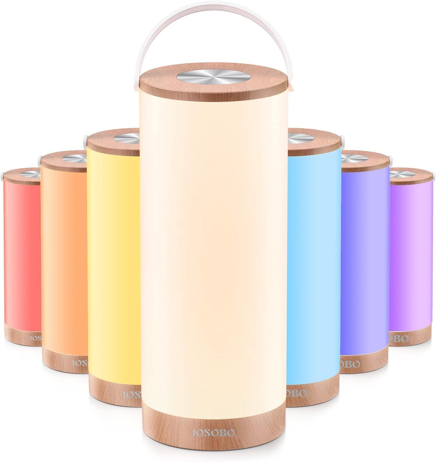 JOSOBO Cordless Portable Lamp, Rechargeable Outdoor Table Lamp ...