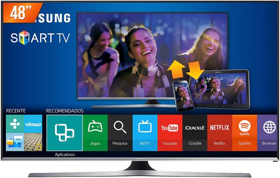 Samsung UN48J5500 - TV LED 48´´ SMART TV Wide FULL HD HDMI/USB Preto ...