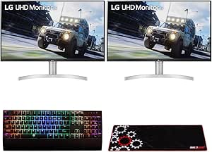 Amazon.com: LG 32UN550-W 32" UHD 3840x2160 VA HDR10 AMD FreeSync Dual ...
