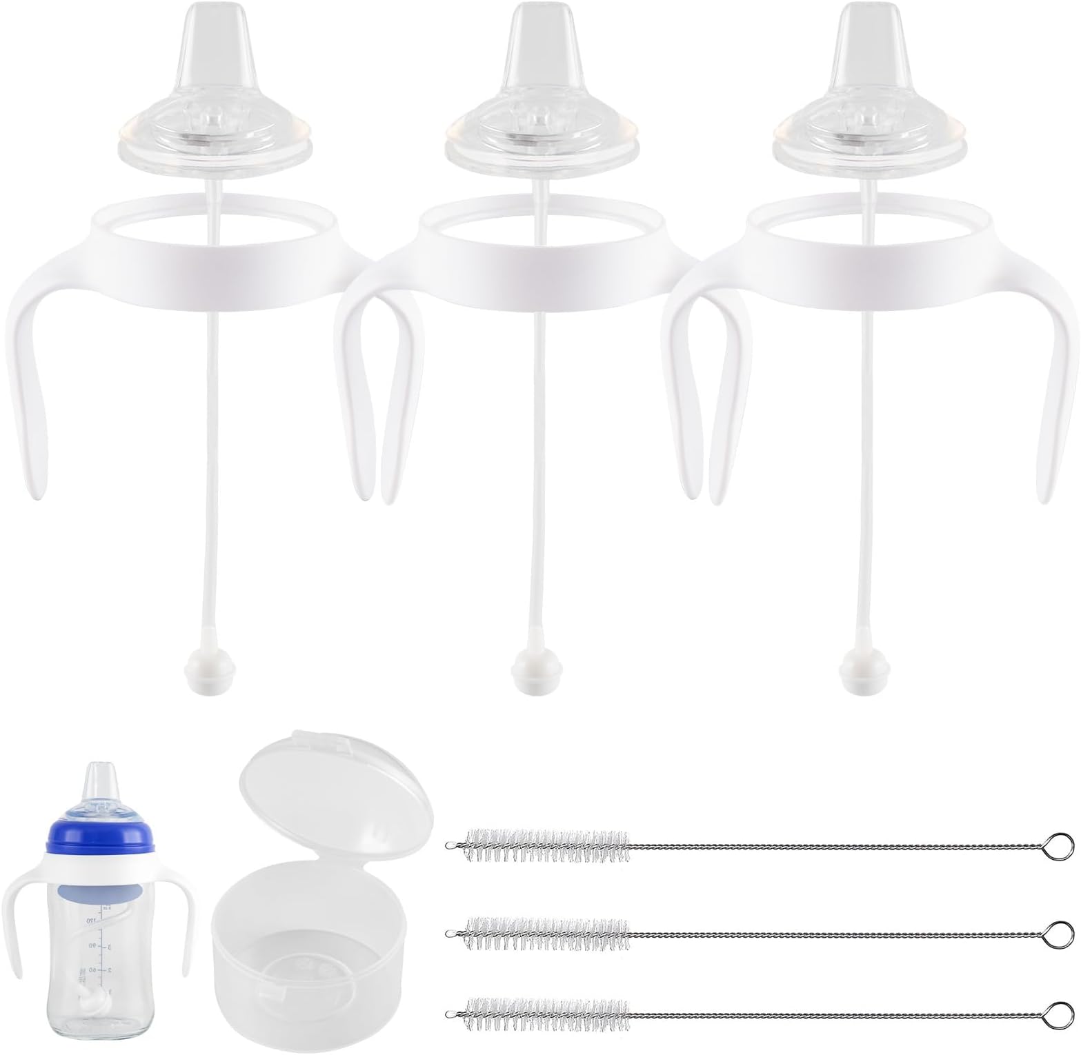 Amazon.com : Sippy Cup Soft Spout Conversion Kit for Lansinoh Baby ...