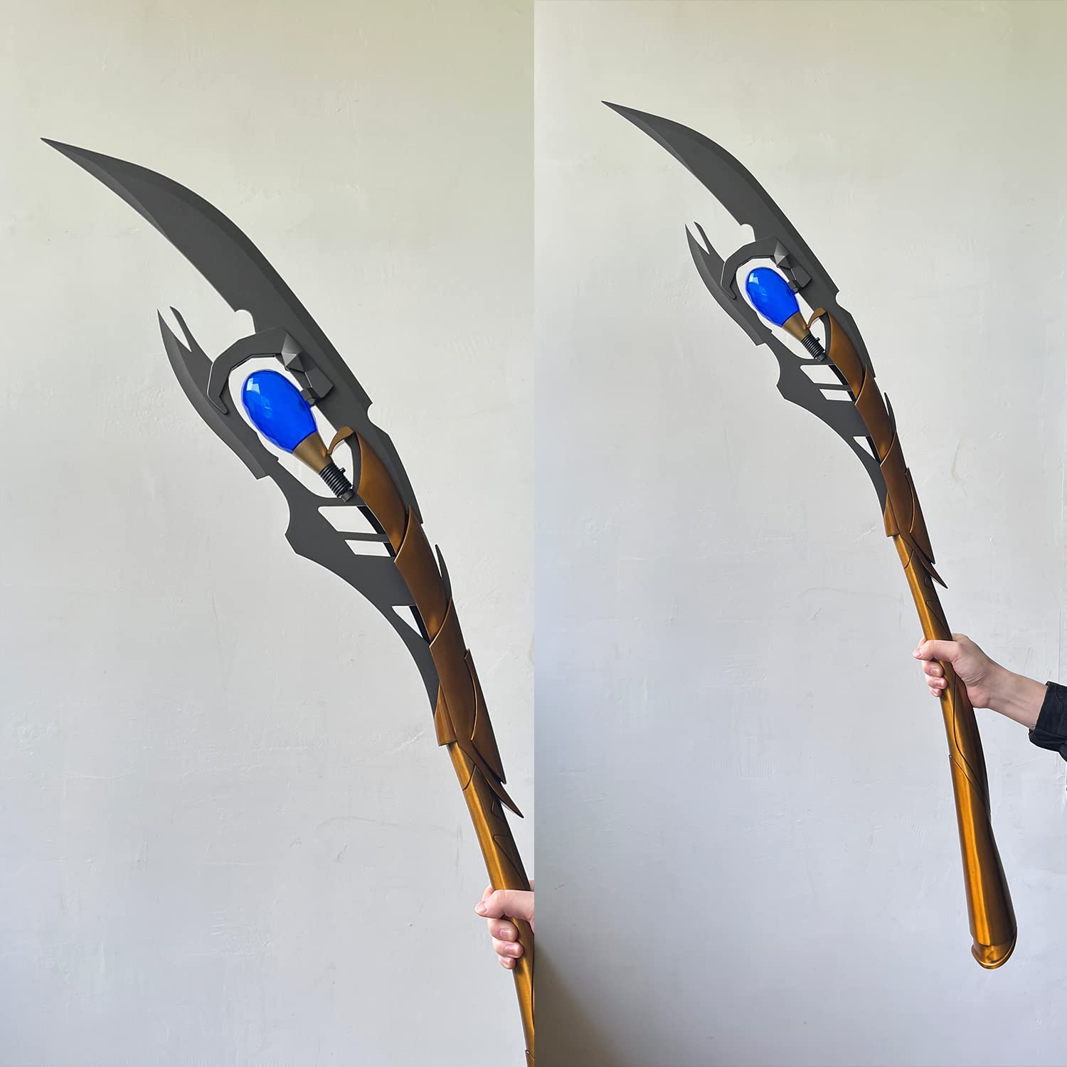 Snapklik.com : Sword Fort Carbon Steel Loki Scepter Life Size Real ...