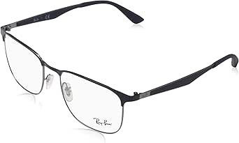 Amazon.com: Ray-Ban RX6363 Metal Square Prescription Eyeglass Frames ...