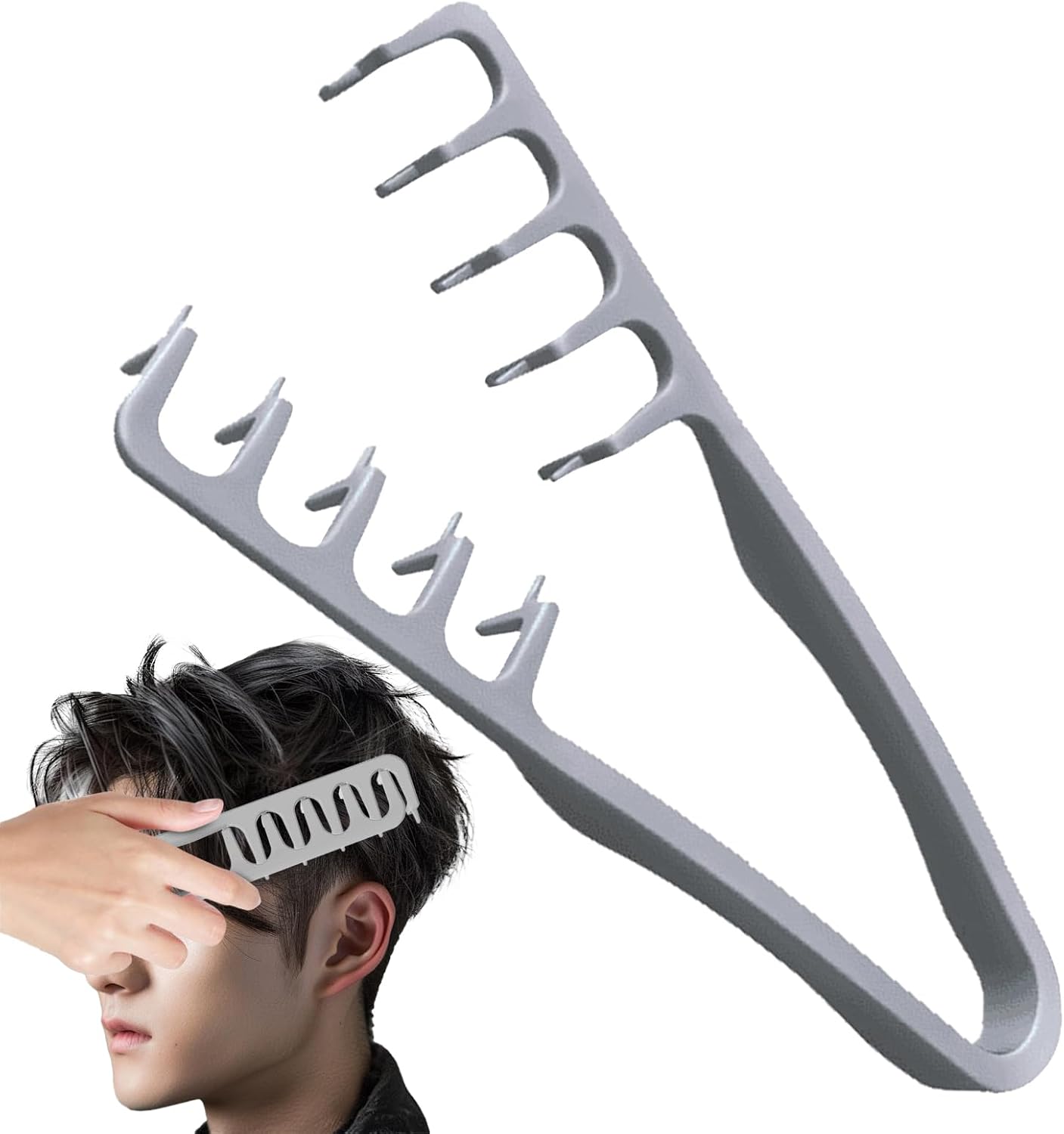 Texture Comb, Volumizing Wide-Tooth Hair Styling Comb, Wide Tooth ...