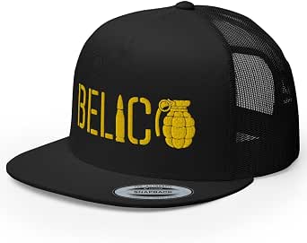 RIVEMUG Belico JGL 701 Trucker Hat High Crown Flat Bill El Chapo Guzman ...
