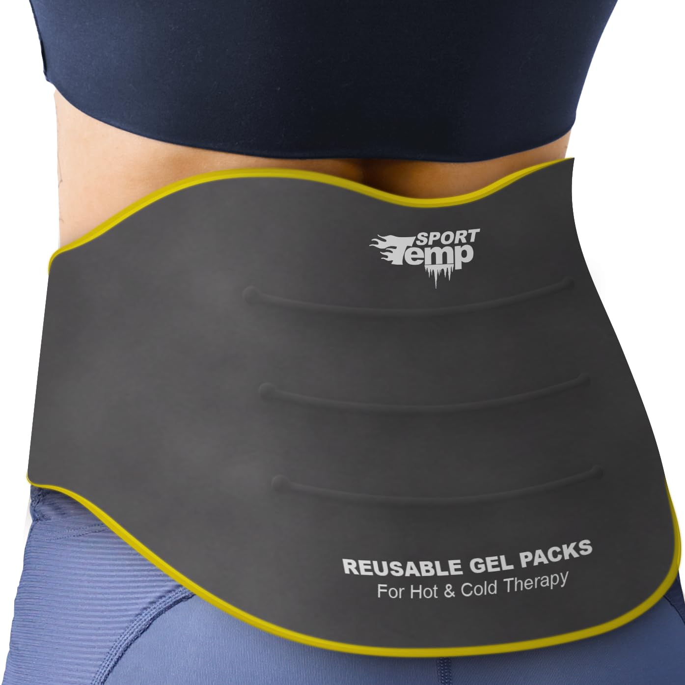 Snapklik.com : Hot & Cold Reusable Gel Pack Wrap For Back Pain Relief ...