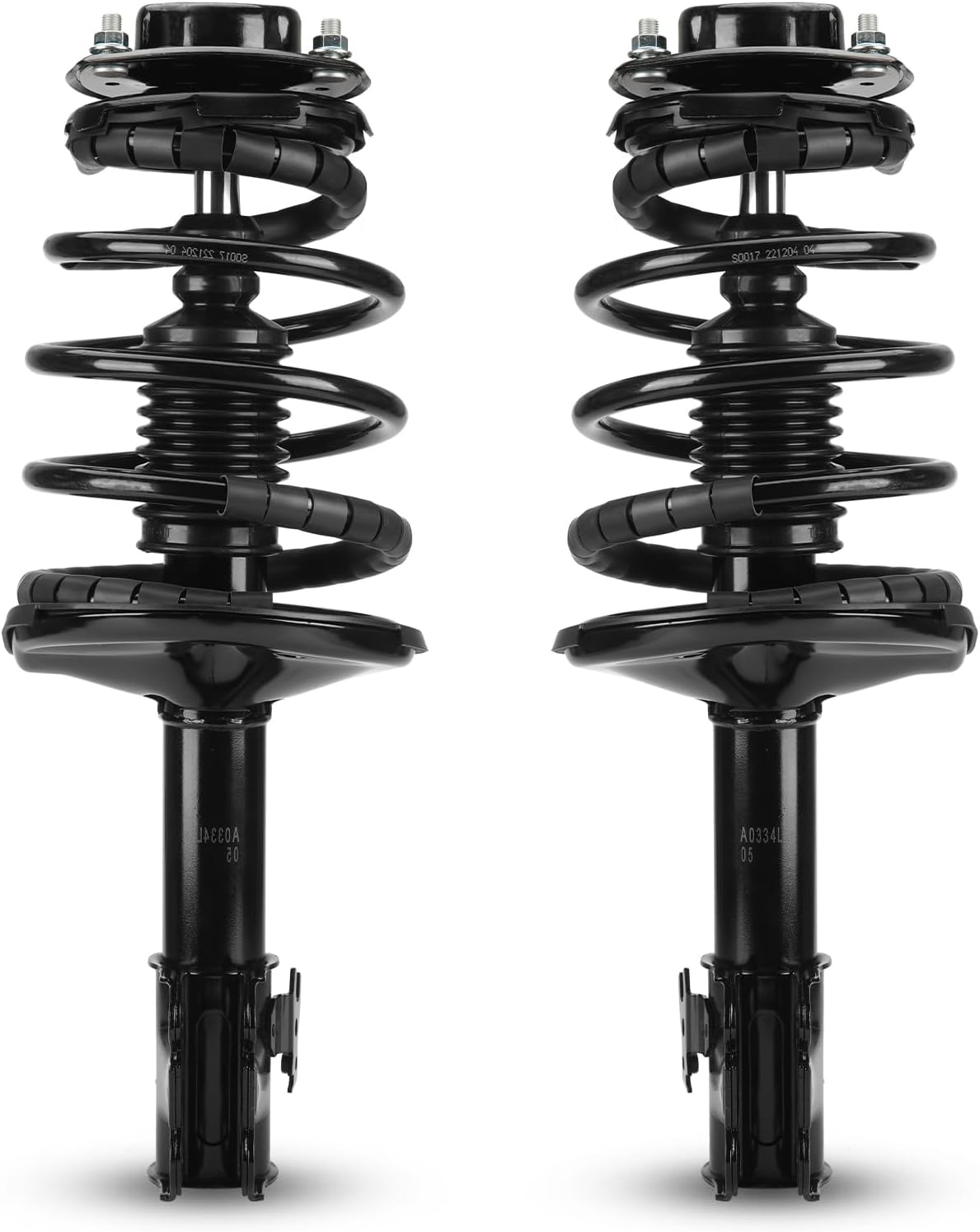 Amazon.com: Front Left & Right Side Struts w/Coil Springs Shock ...