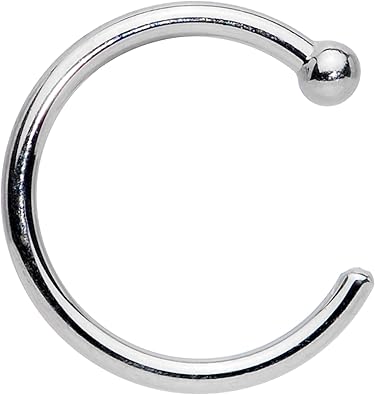 Amazon.com: Body Candy Tiny Nose Hoop 20 Gauge 1/4 Small Diamenter ...