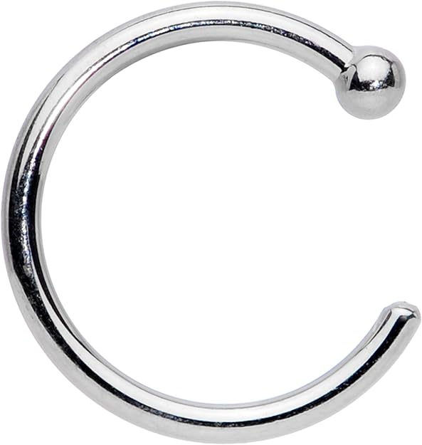 Amazon.com: Body Candy Tiny Nose Hoop 20 Gauge 1/4 Small Diamenter ...