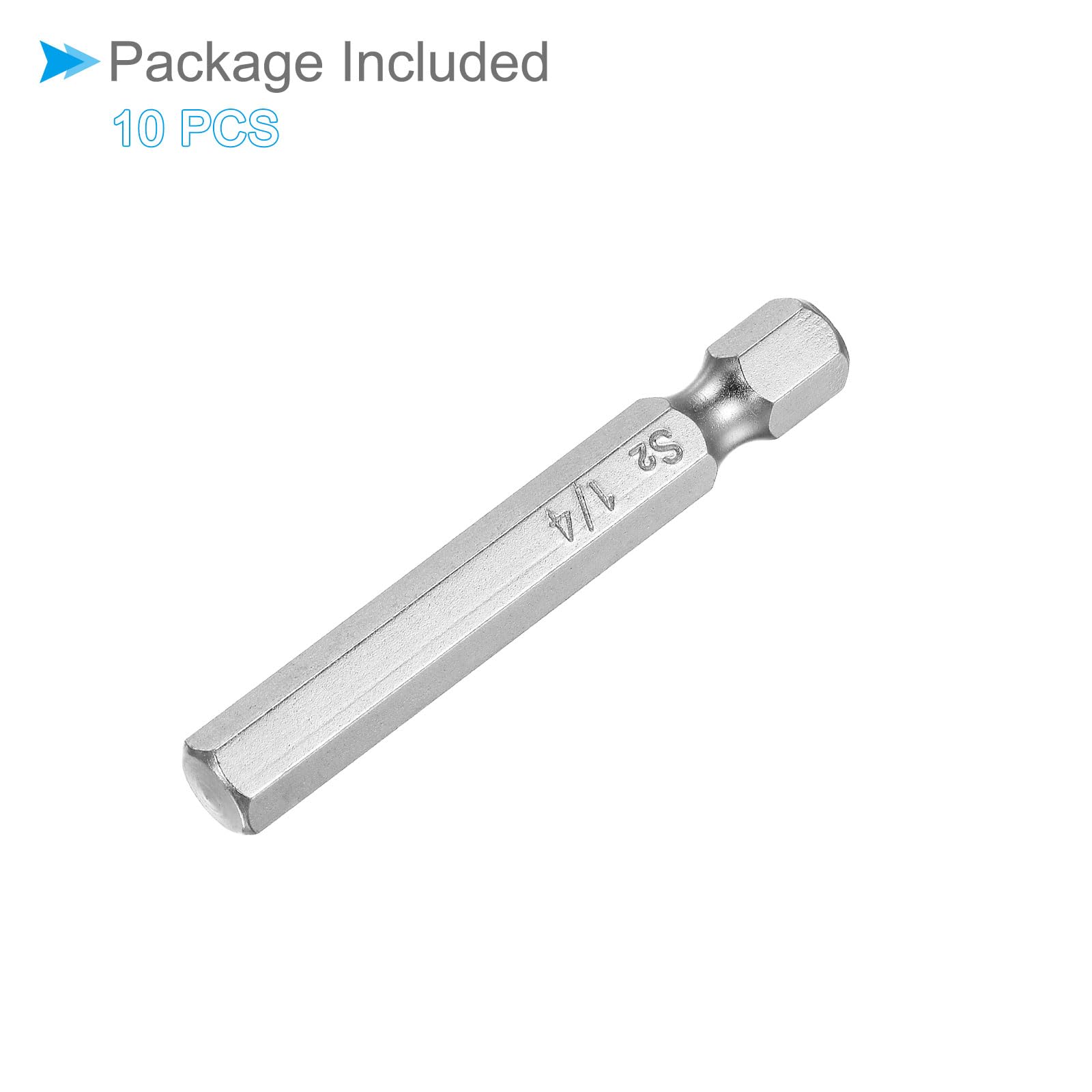 Impact Wrench Bits 6-Piece Hex Head Wrench Bits - 5/32" S2 Alloy Steel ...