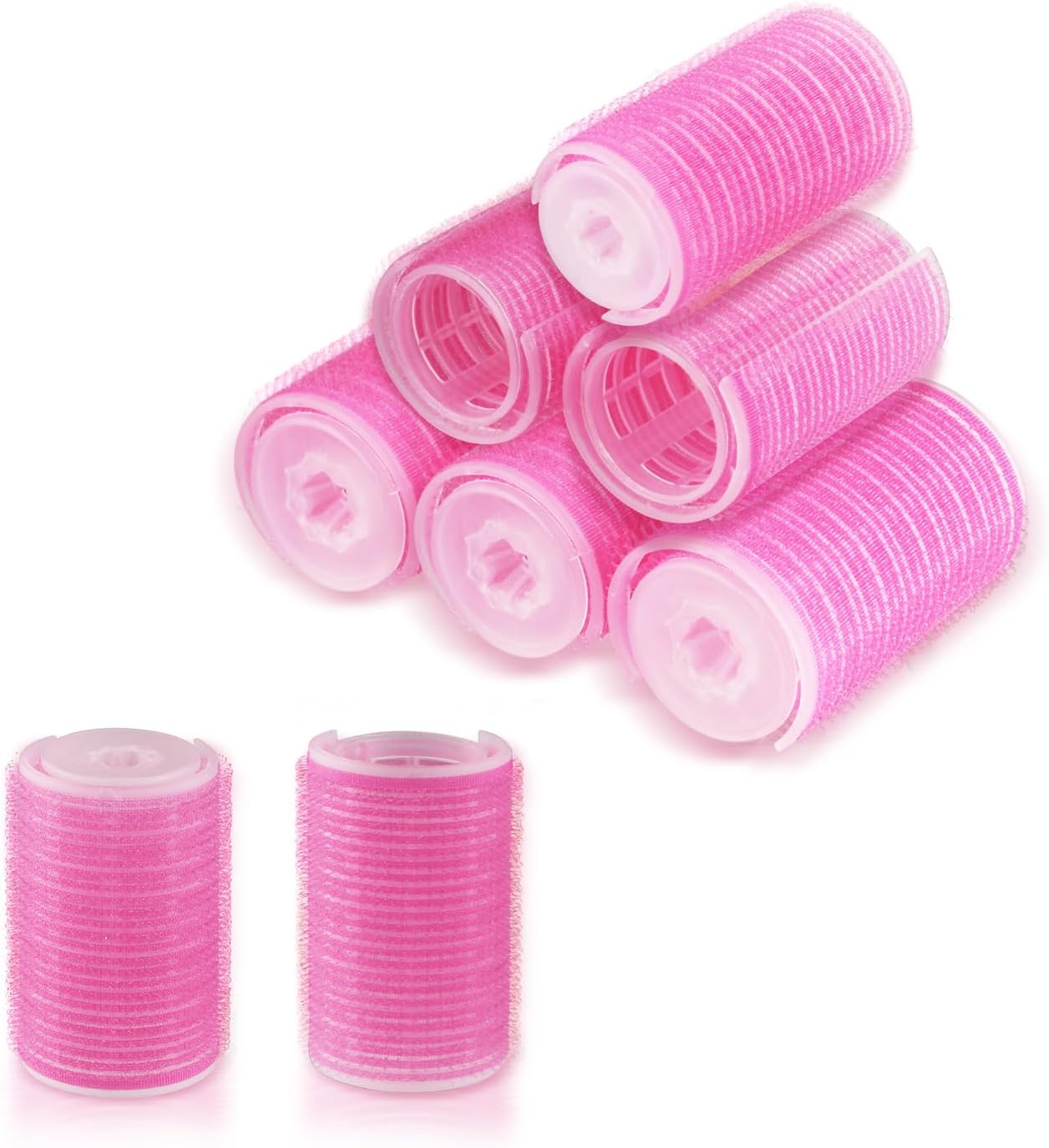 Amazon.com : ZMD 28PCS Small Plastic Hair Curlers Rollers Set, 0.6In/1 ...