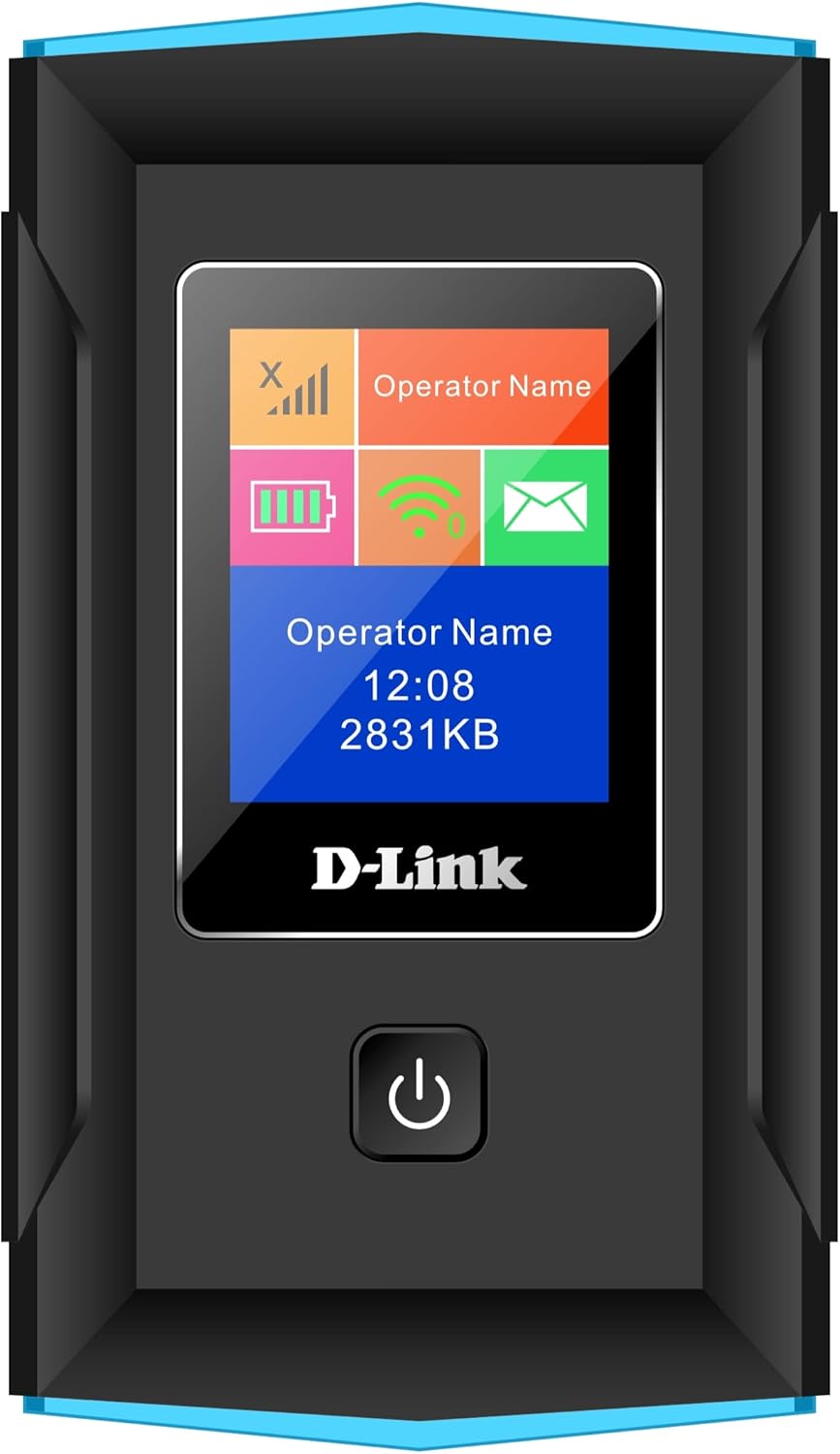 D-Link DWR-933 4G+ LTE-Advanced Cat 6 Wi-Fi Hotspot, 300 Mbps, Portable ...