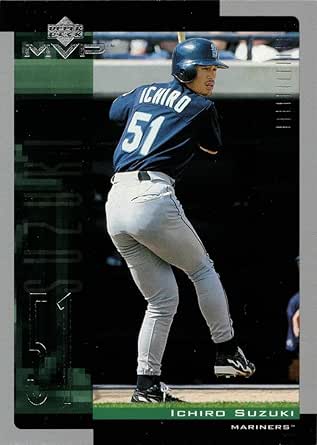 Amazon.com: 2001 Upper Deck MVP Baseball #60 Ichiro Suzuki Rookie Card : Collectibles & Fine Art