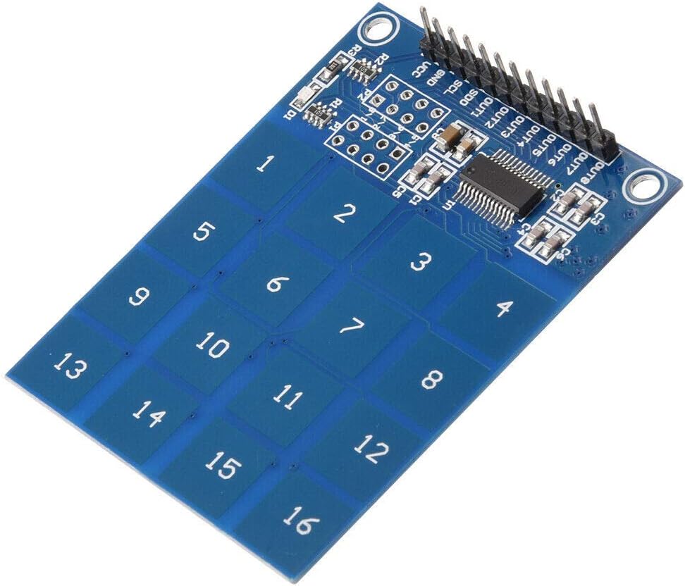 Amazon.com: Sensors 16-Key Capacitive Touch Sensor Pad Module TTP229B ...