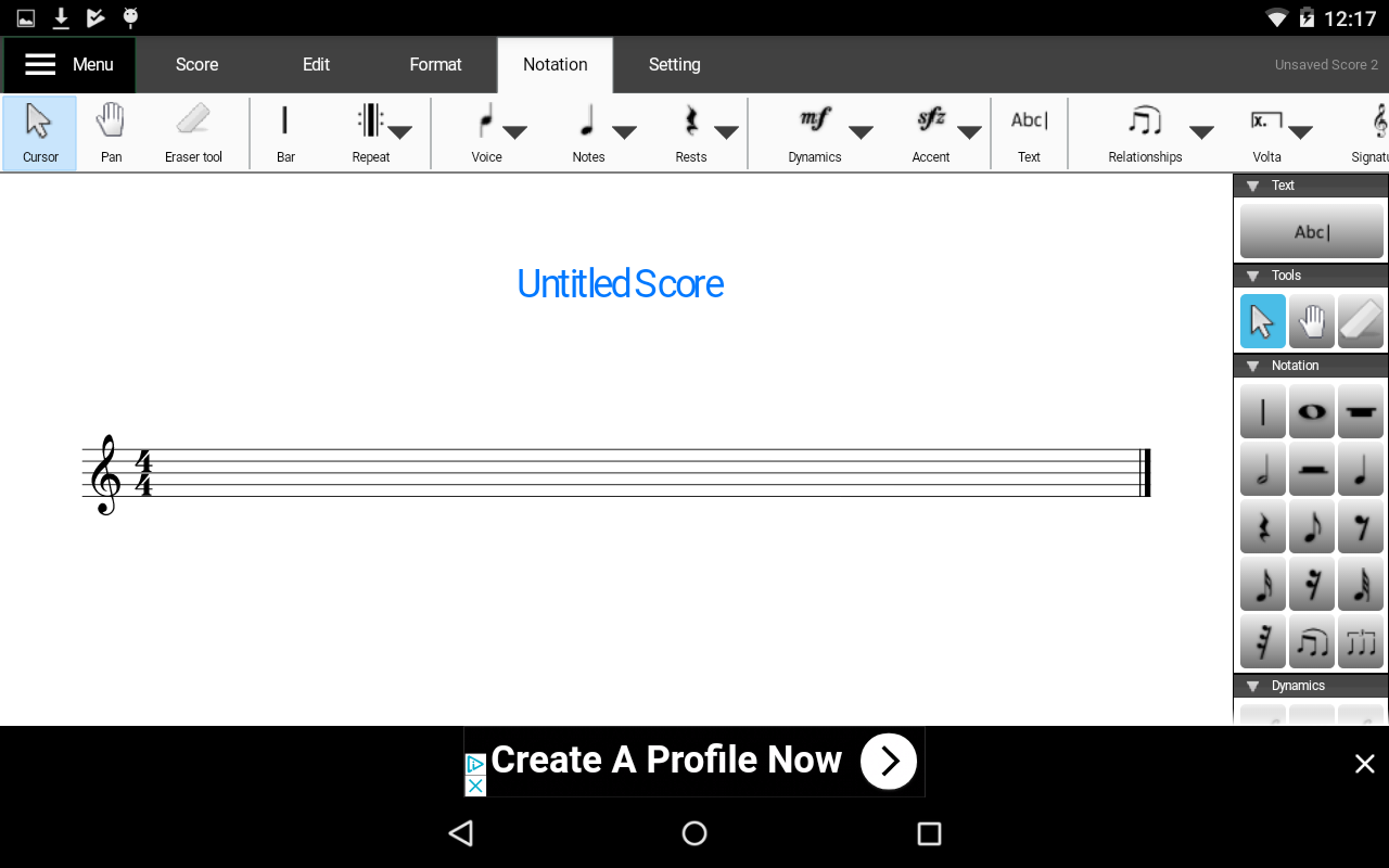 Crescendo Free Music Notation - App on the Amazon Appstore