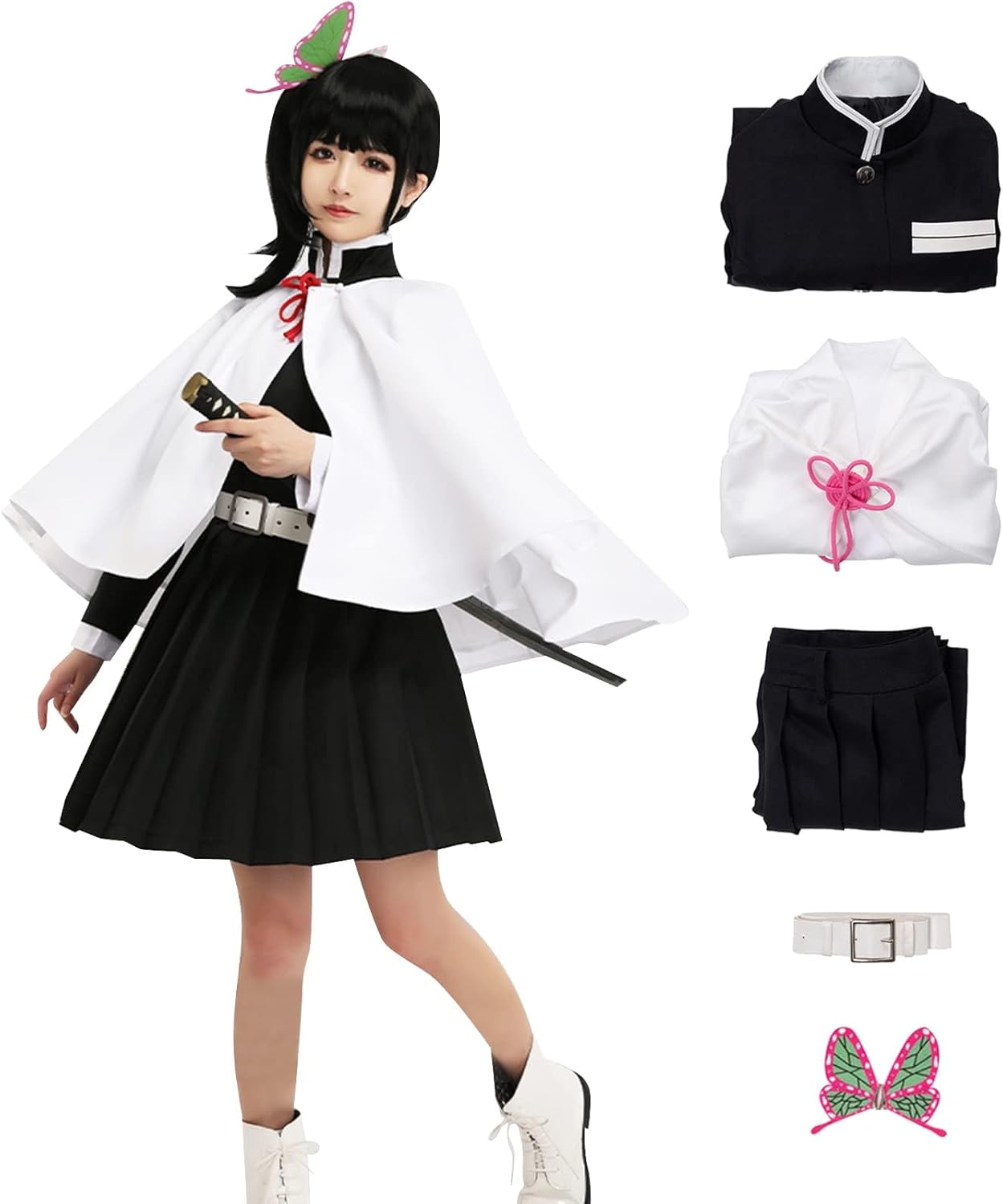 Amazon.com: Kanao Cosplay,Featuring a Halloween Kimono Cardigan and ...
