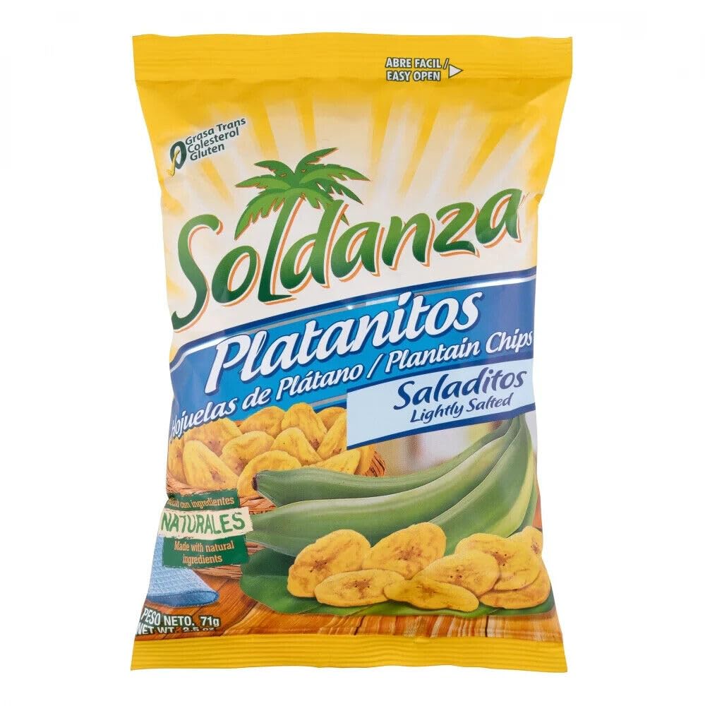 Soldanza Lightly Salted Plantain Chips Natural 71g 4 Pack | Desertcart UAE