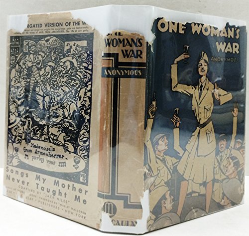 One Woman's War: Anonymous: Amazon.com: Books