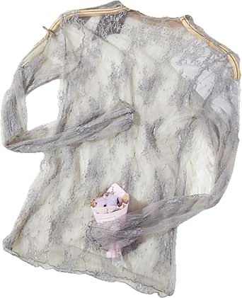 Amazon | Plus Nao(プラスナオ) ブラウス シースルー 刺繍レース ハイネック プルオーバー シアー 花柄レース レディース トップス 重ね着 レイヤー | シャツ・ブラウス 通販