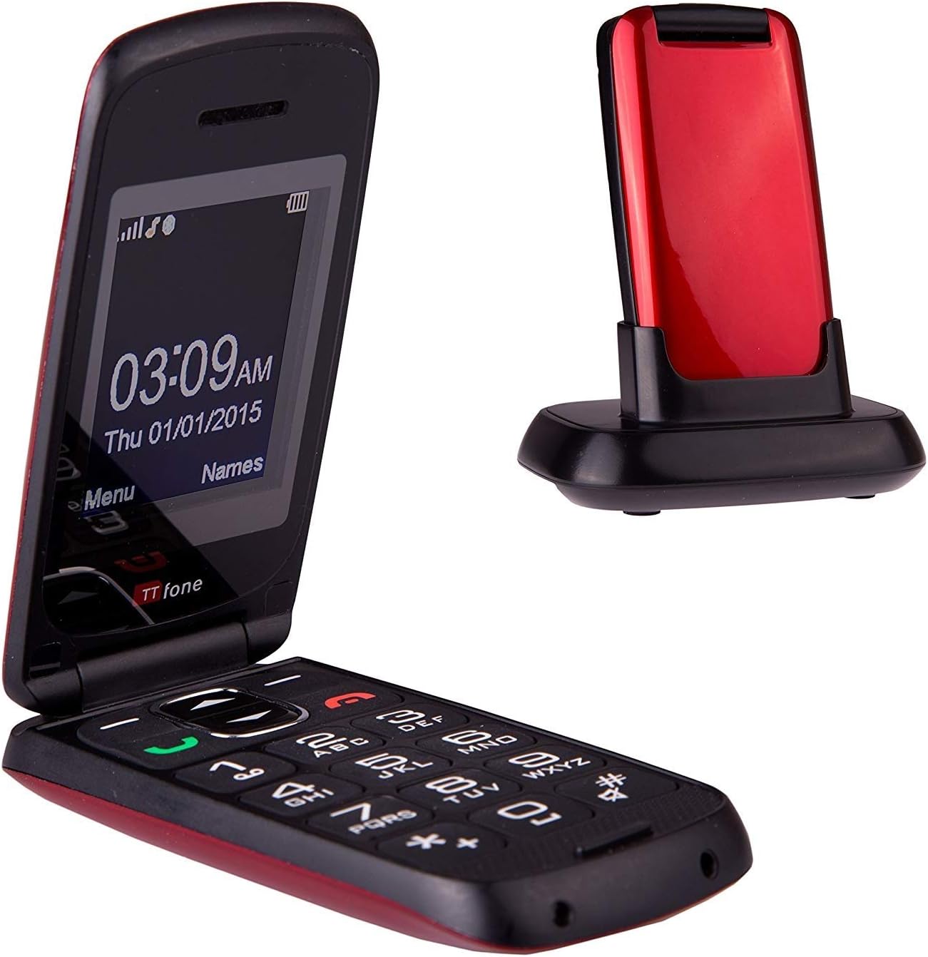 TTfone TT160 Dual Sim Basic Simple Mobile Phone - with Camera Torch MP3 ...