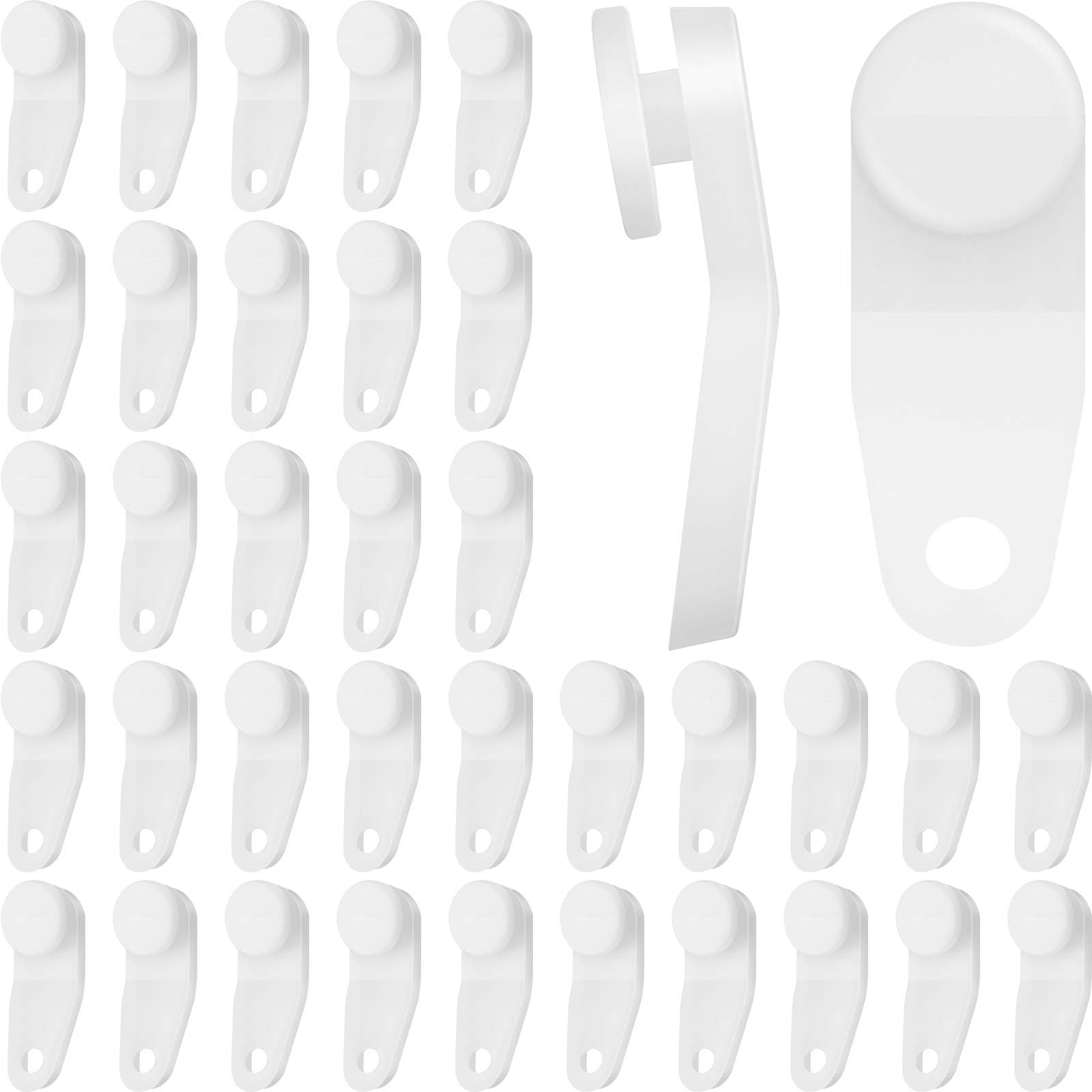 Amazon.com: GRADIENT Traverse Rod Slides (25 Pack) Add-A-Slide Flat ...