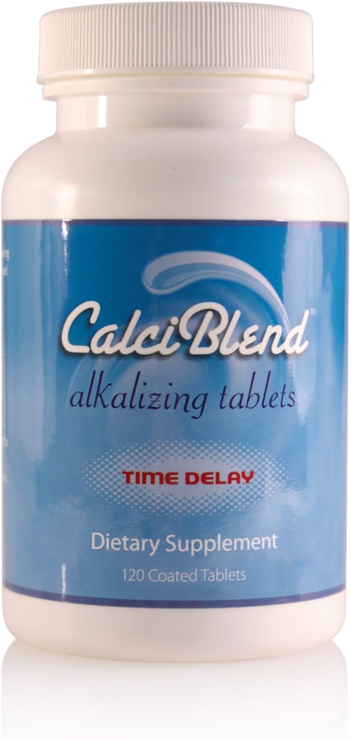 Amazon.com: CalciBlend 120 Count Alkalizing Time Delay Tablets ...