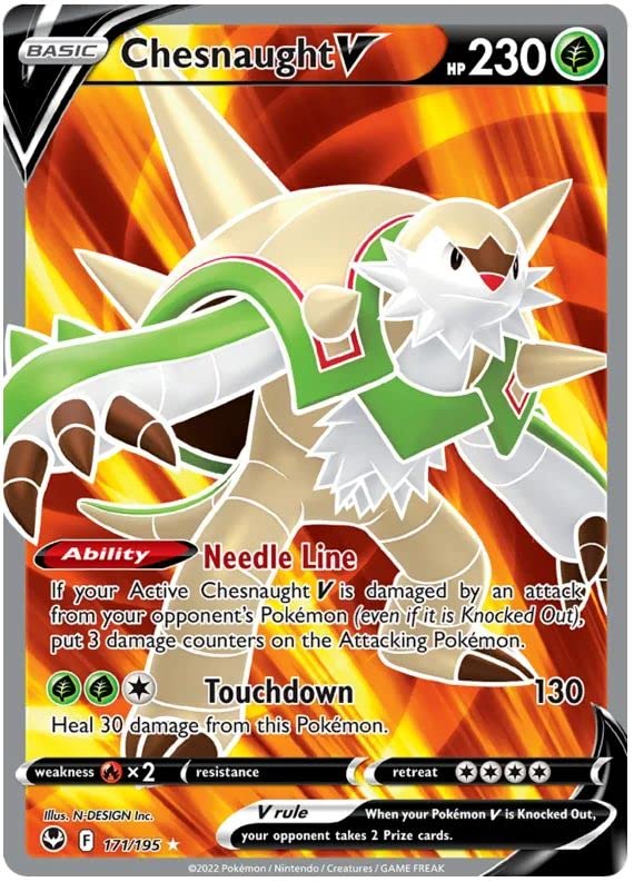 Chesnaught Ex English English Pokemon Scarlet & Violet Paldea Evolved