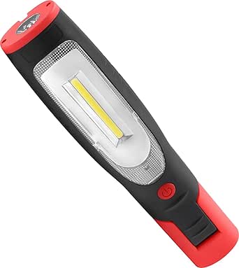 TORCHSTAR LED Work Light, Portable Rechargeable Flashlight, Dual ...