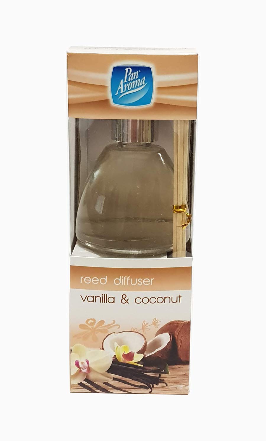 Pan Aroma Dome Reed Diffuser Vanilla Coconut : Amazon.co.uk: Health ...