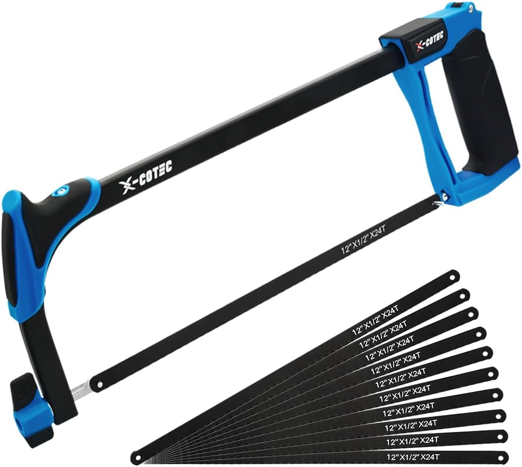 X-COTEC Hacksaw, Multifunctional Junior Hacksaw, Blades 300mm, Bow ...