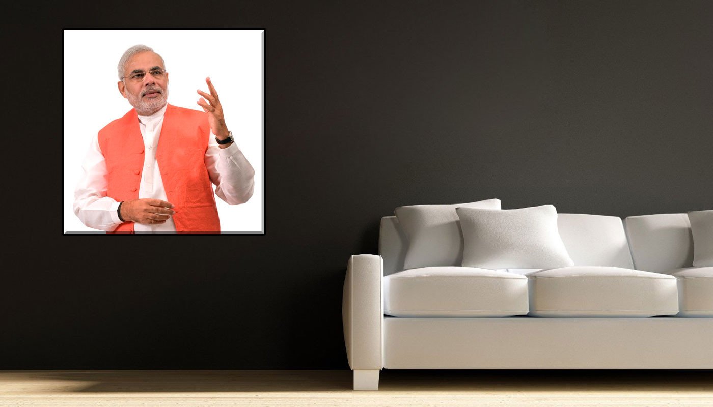 Buy Great Leader Narendra Modi Wall Sticker - 36"w x 24"h ( 3 Foot x 2 ...