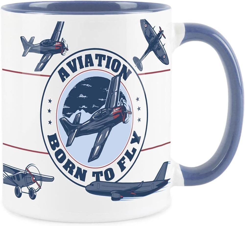 KRAFTYGIFTS Personalised RAF Cap Badge Mug Military Royal Air Force ...