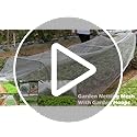 Amazon.com : Garden Netting Kit, 10x30 Ft Pest Barrier Bird Ultra Fine Mesh Netting with 6Sets ...