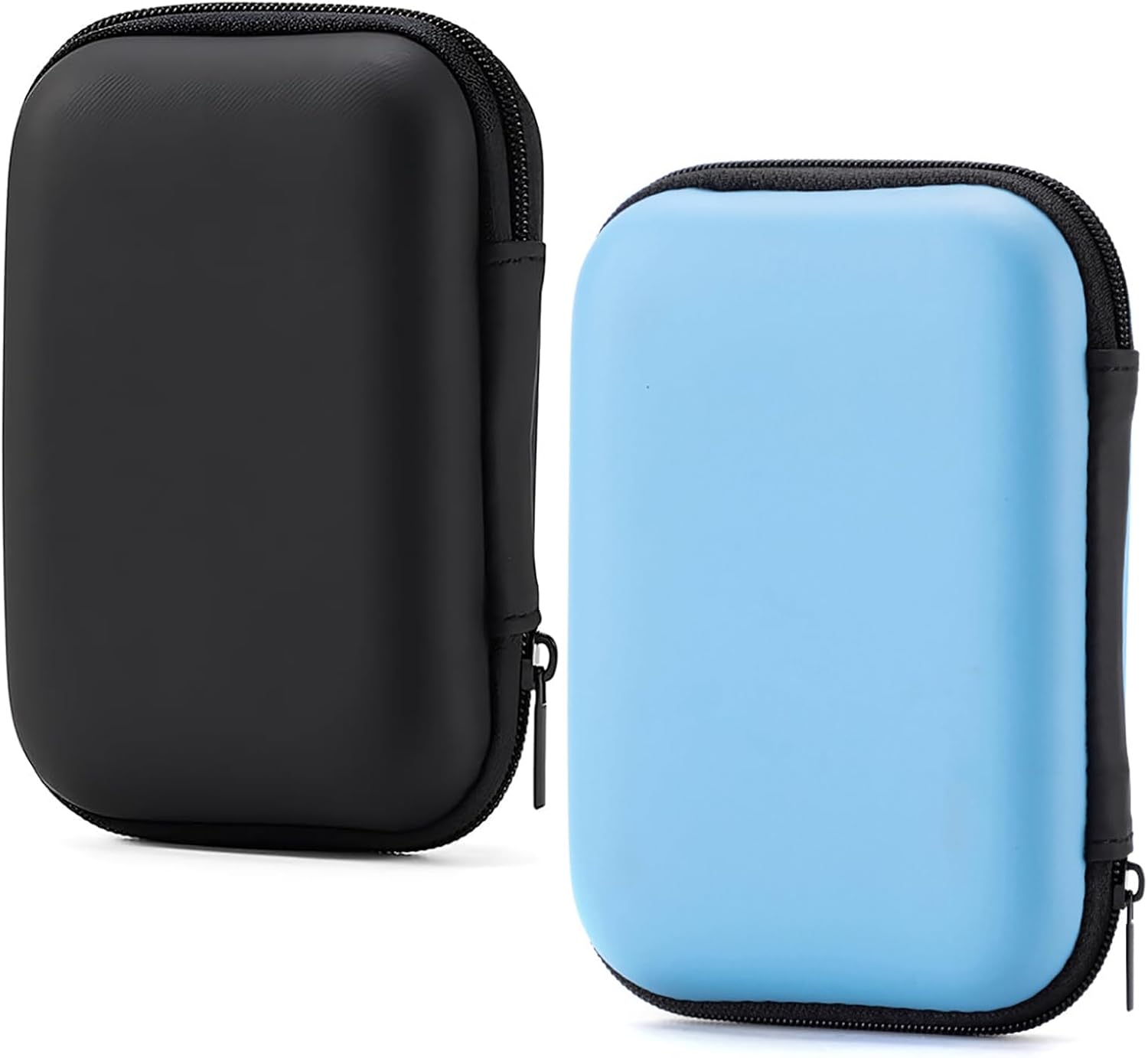 2 Pcs Hard Drive Case, Shockproof Small Hard Case & Power Bank ...