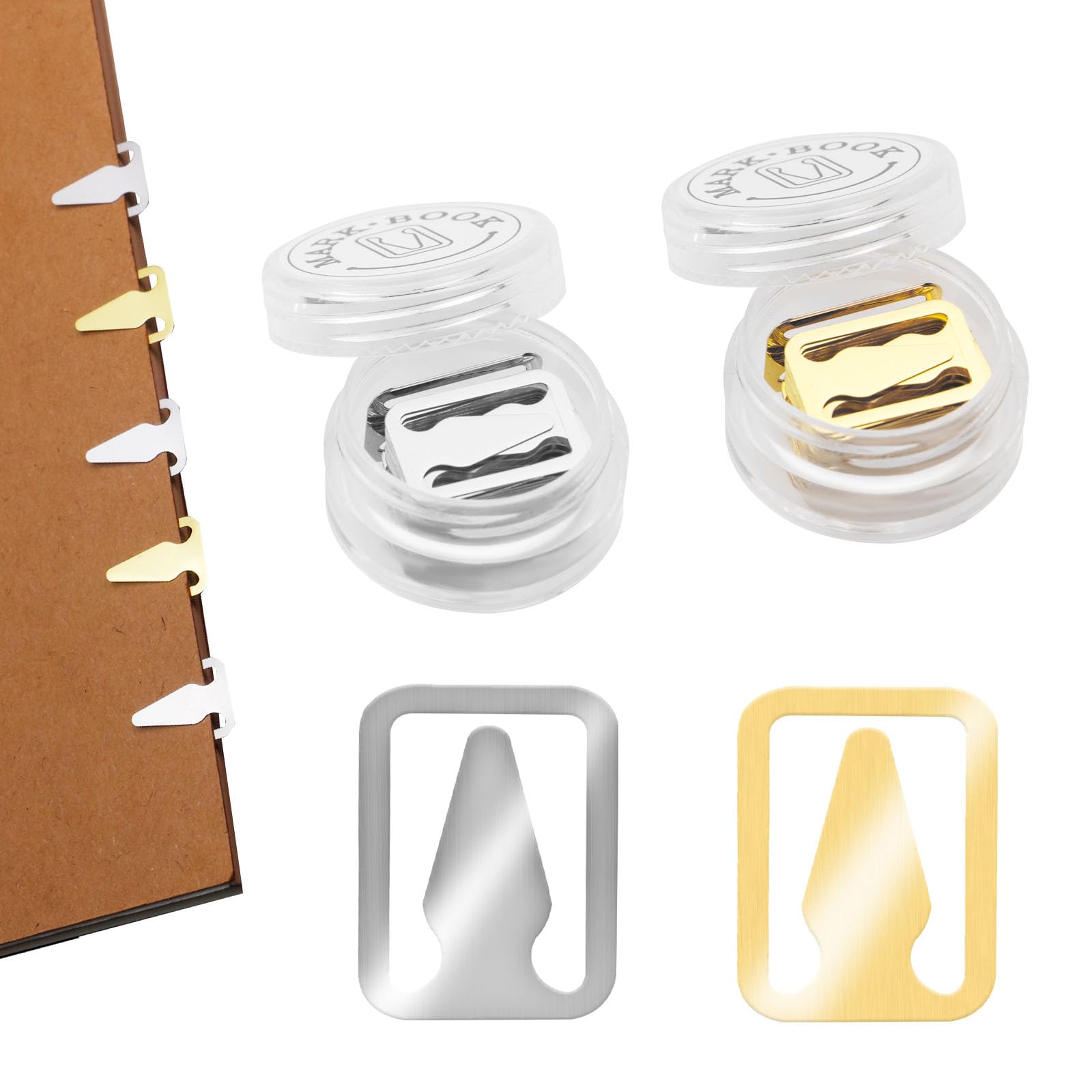 Amazon.com: 100PCS Book Markers, Gold & Silver Mixed Metals Book Darts ...