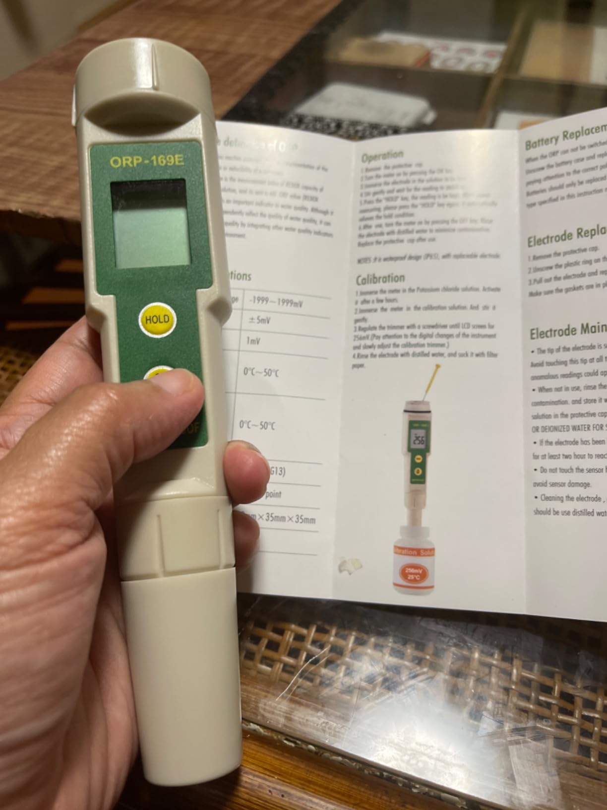 Amazon.co.jp: ORP Meter, Pen Type, ORP Meter, Oxidation Reduction ...