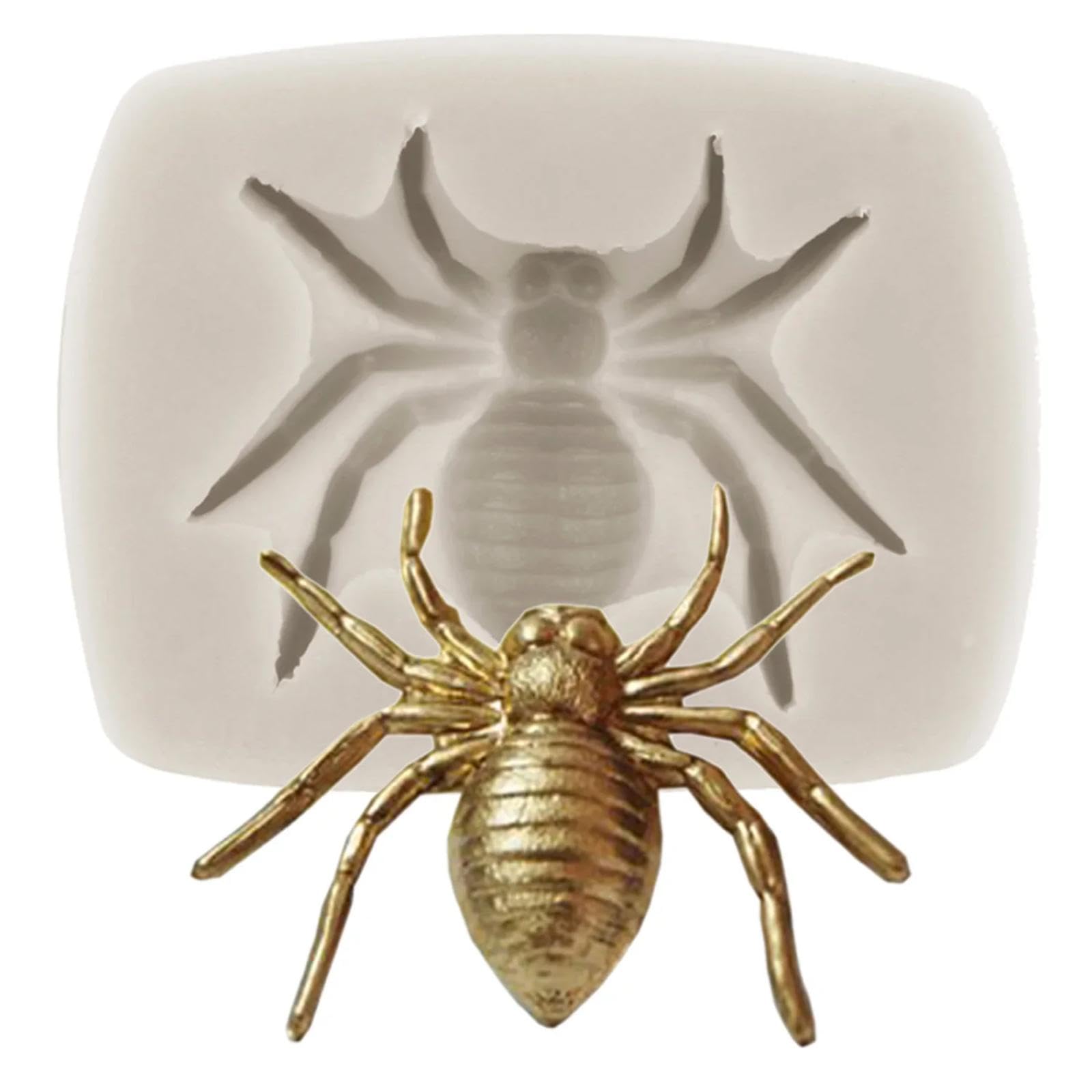 Amazon.com: Flower Silicone Molds,5.5x4.4cm Spider Silicone Mold Insect ...