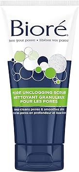 Bioré Pore Unclogging Scrub - Exfoliating Wash for Clearer Skin