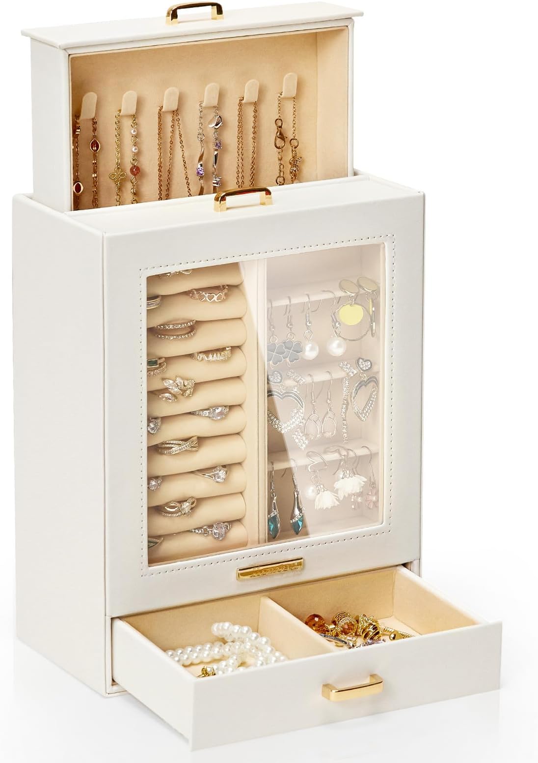 Amazon.com: Hanna Roberts Jewelry Box Home Display Organizer with ...