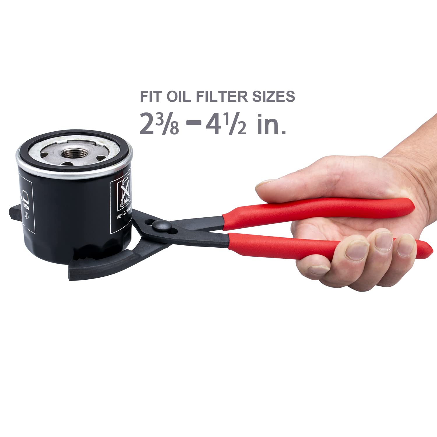 Snapklik.com : EFFICERE 12-Inch Premium Oil Filter Wrench, Pliers And ...