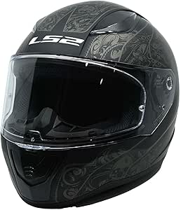 Amazon.com: LS2 Helmets Rapid II Full Face Motorcycle Helmet : LS2 ...