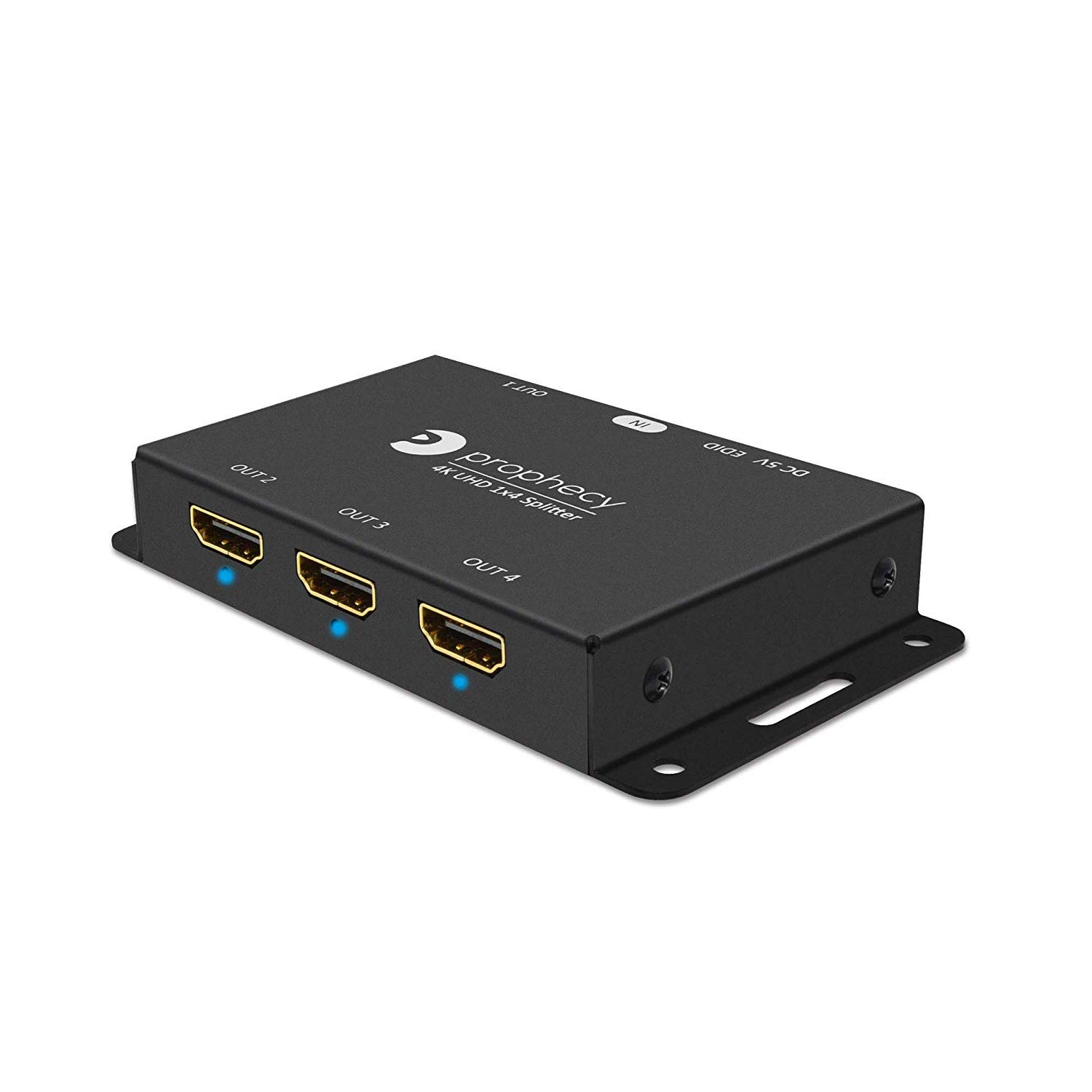 gofanco Prophecy 1x4 HDMI 2.0 Splitter 4K 60Hz HDR Compact USB Powered ...
