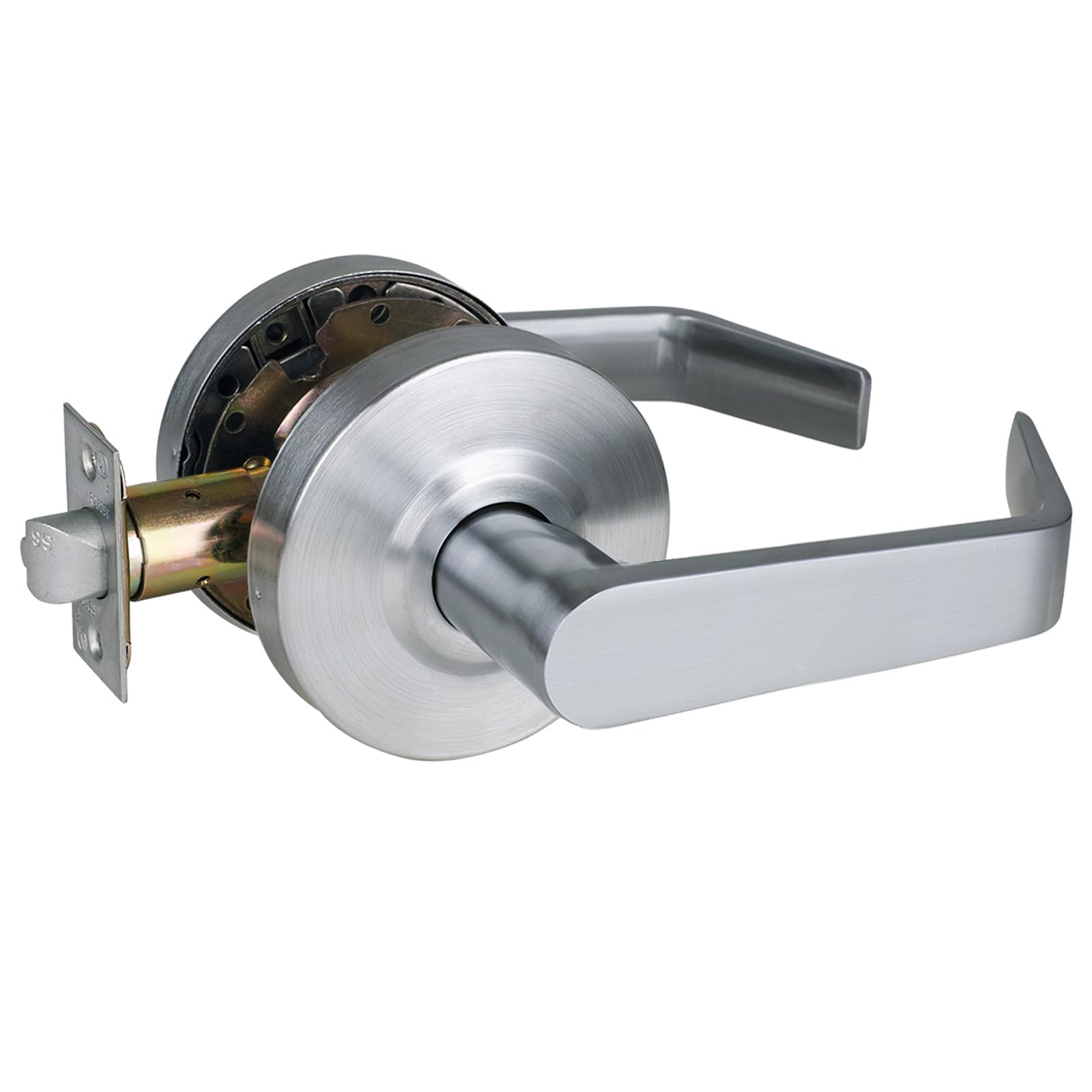 NEWBANG HARDWARE Heavy Duty Commercial Passage Door Lever Handle Set UL ...