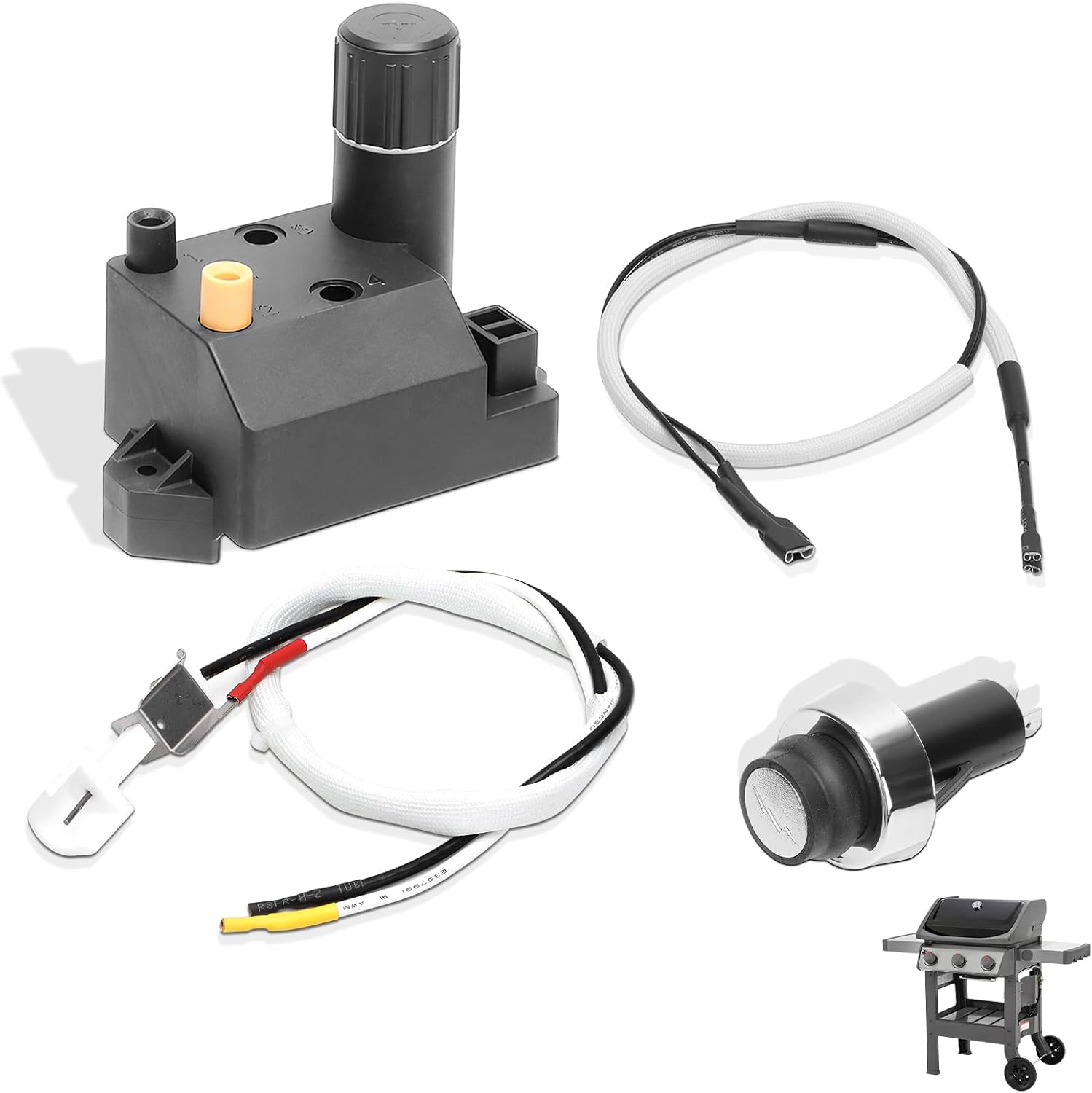 Amazon.com : MOASKER 7642 Grill Igniter Kit for Weber Spirit 210/310 ...