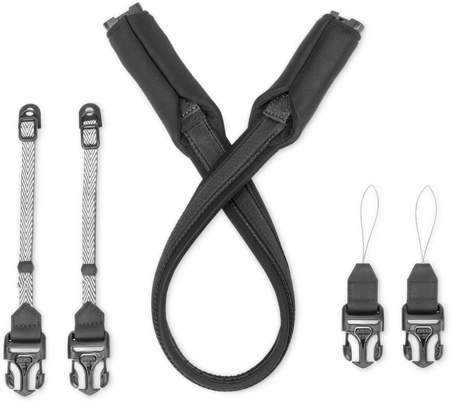 Amazon.com: Pacsafe Carrysafe Anti-Theft 75 GII Camera Neck Strap, Black : Electronics