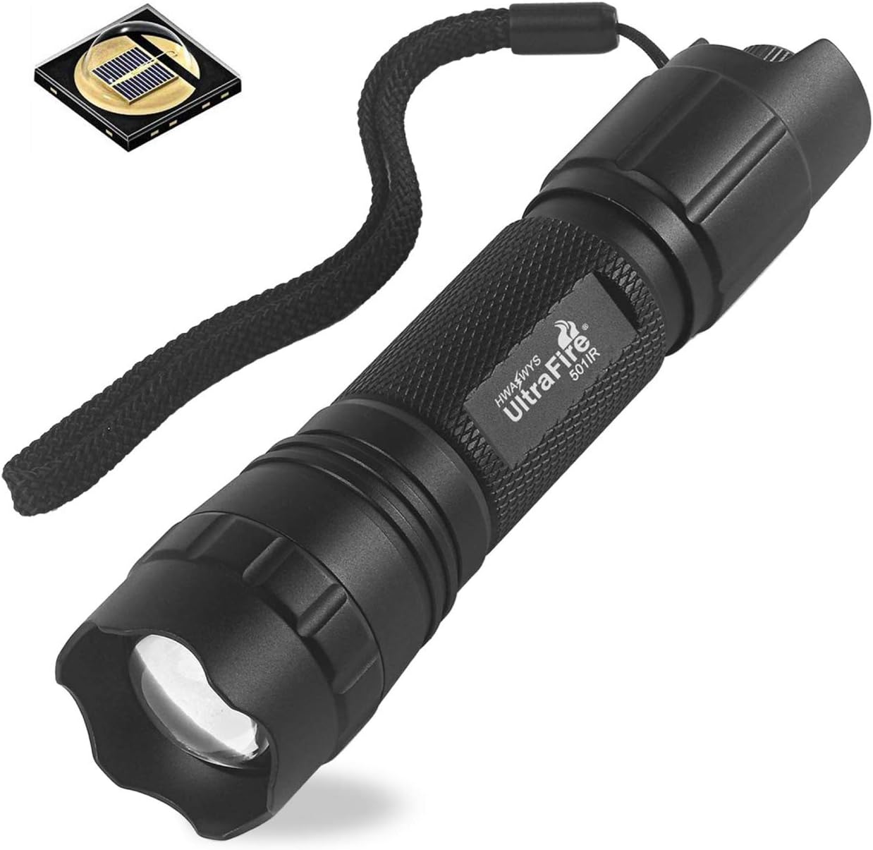 Maketheone IR Torch 3 Watt 850NM Infrared Light Night Vision Flashlight ...