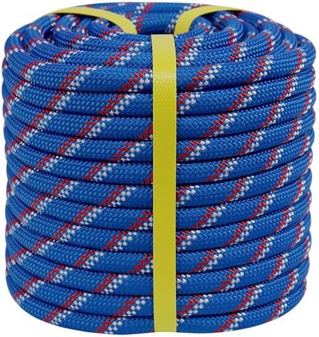 Amazon.com: CRAYZA Static Climbing Rope (1/2 in x 200 ft) Double ...